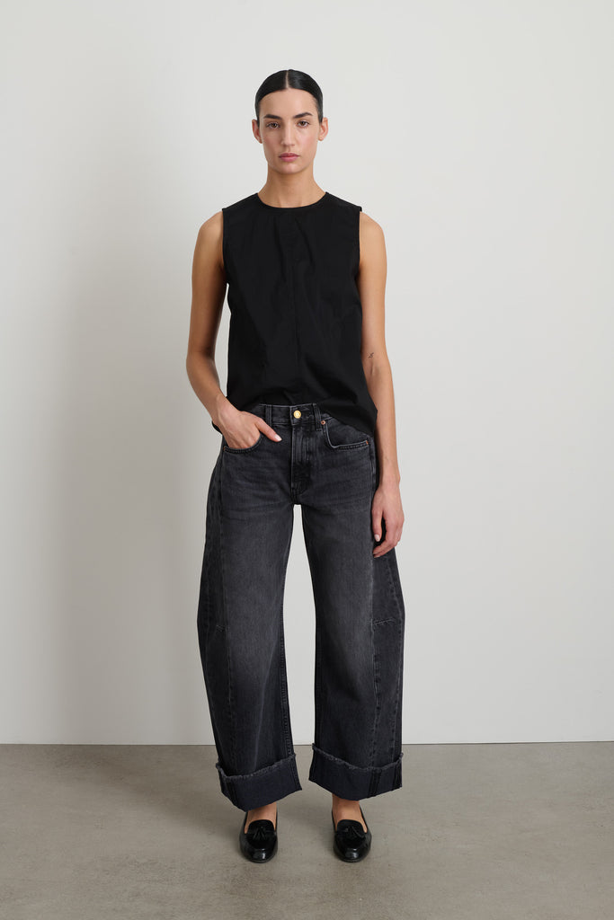 Cuffed Lasso Jean Stil Black - Women | B Sides Jeans
