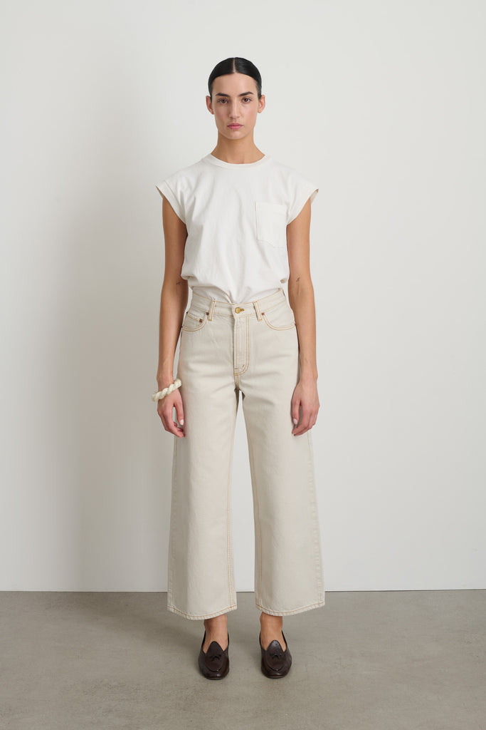 Elissa Jean Tile White - Women | B Sides Jeans